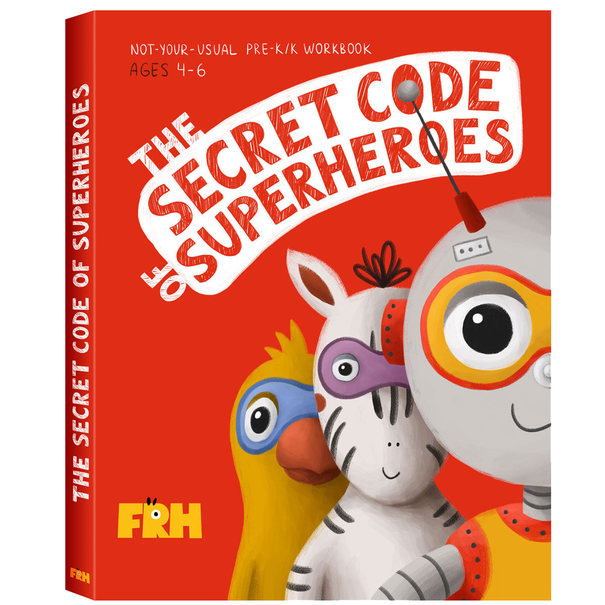 Children workbook "The Secret Code of Superheroes" for 4-6 year old ...